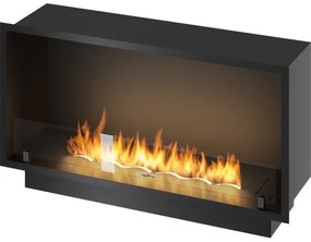 InFire - Vestavěný BIO krb 49,4x104,4 cm 6kW černá