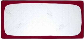 Jersey prostěradlo tmavě červené na výšku matrace do 20 cm Velikost: 220 x 200