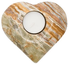 Milujeme Kameny Svícen aragonit - srdce