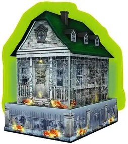 Ravensburger 3D Puzzle Strašidelný dům (Noční edice) / 216 dílků / od: