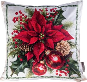Sada 3 ks povlaků na polštářky CHRISTMAS STAR 45 x 45 cm