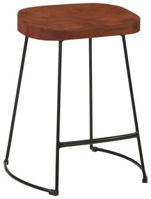 Barové stoličky Gavin 2 ks 45 x 38 x 53 cm masivní mangovník - Default Title