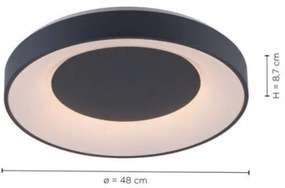 Leuchten Direkt 14346-18 - LED RGB Stmívatelné svítidlo ANIKA LED/26,5W/230V +DO