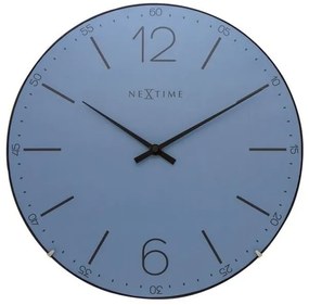 Designové nástěnné hodiny 3159bl nextime index dome 35cm
