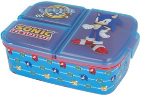 Multibox na svačinu Ježek Sonic se 3 přihrádkami