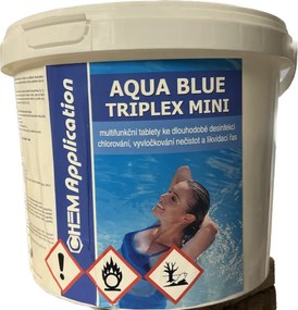 Triplex tablety MINI 3kg (po 20g) - chlor trio (kombi tablety) AQUA BLUE