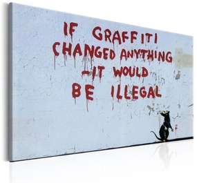 Obraz - If Graffiti Changed Anything by Banksy