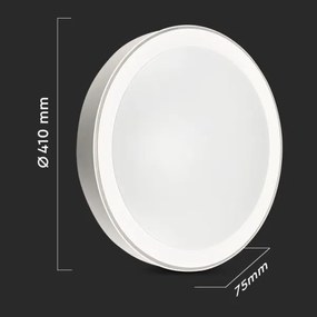LED Stmívatelné stropní svítidlo LED/40W/230V 3000K/4000K/6500K + DO