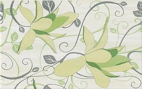 CERSANIT DEKOR ARTIGA 2019 LIGHT GREEN FLOWER 25x40 - OD032-074