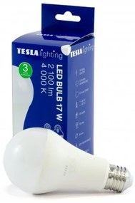 TESLA BL271740-1 - LED bulb žárovka E27, 17W, 2100 lm, 4000K, denní bílá