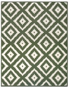 Kusový koberec Hamla 105478 Green Cream-200x290