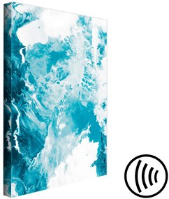 Obraz Abstraktní modrá - mramorové mořské barvy