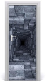 Samolepící fototapeta na dveře Tunel 85x205 cm