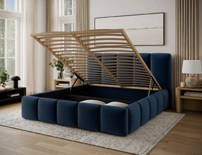Postel Edvige + Dřevěný rám 140x200