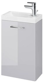 Cersanit SET LARA COMO skříňka pod umyvadlo, šedý lesk, s umyvadlem 40 cm, S801-189