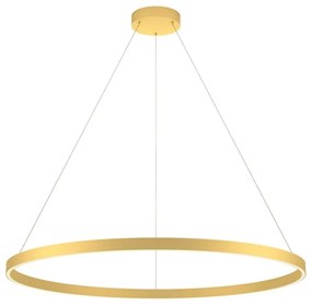 Závěsné led svítidlo Redo Febe Barva: Matt Gold 4000K, Ø - Průměr: 80 cm