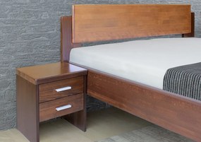 FMP Lignum Wanda postel - buk průběžný Moření: lak č. 703, Výška bočnice: 50 cm, Rozměr: 180 x 200 cm, Čelo: přírodní lak