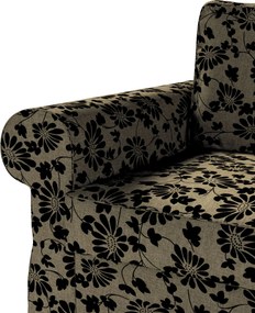 Potah na pohovku IKEA Backabro 2-místná, rozkládací barva béžová látka pletený vzor, vzorované