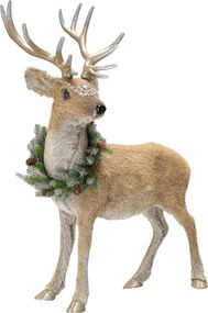 Figurka Winter Deer 60x35x77 cm