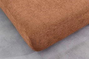 Designová rozkládací pohovka Litonya 200 cm rezavě-hnědá