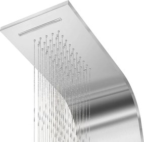 Sprchový panel set nerezová ocel zaoblený 142370