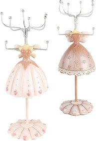 Béžový stojánek na šperky šaty Princess - Ø 7*19 cm