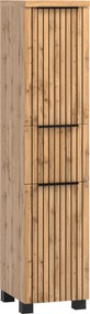 XXXLutz MIDI SKŘÍŇKA, černá, dub wotan, 30/130/35 cm Held - Online Only koupelnové skříňky - 000307017908
