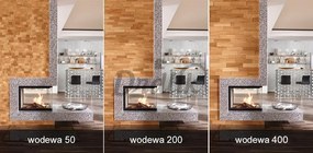 BOROVICE 400 (400 x 80 mm) - dřevěný obklad, lamela 3D Kartáčovaný - bez povrch. úpravy