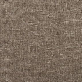 Rám postele s čelem taupe 160x200 cm textil,  3124988