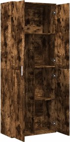 Skříň highboard kouřový dub 70 x 35 x 180 cm kompozitní dřevo 3276662