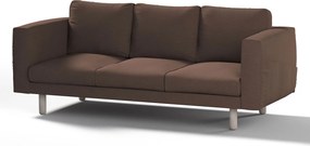 Potah na pohovku IKEA Norsborg 3-místná barva hnědá látka pletený vzor