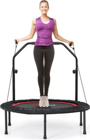 Costway Mini trampolína φ101 cm Fitmess trampolína s výškově nastavitelným