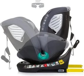 CHIPOLINO Supreme i-Size 40-150cm Isofix 360 Granite / autosedačka / (