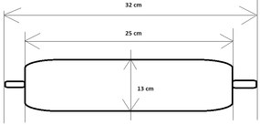 BELIS Oboustranně smaltovaný dvoupekáč Belis/Sfinx, 32 x 20 cm, síla plechu 0,8 mm