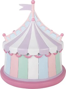 Vánoční dekorace cirkusový stan Pastel Christmas Chic - Ø 21*22 cm