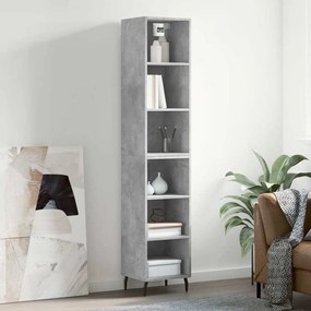 vidaXL Skříň highboard 34,5x32,5x180 cm kompozitní dřevo [3189846] Barva: Betonová šedá