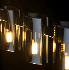 Toolight Stropní osvětlení Modern Black APP1706-5CP GREY