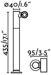 FARO 70783 - LED Venkovní lampa SPY-2 LED/6W/230V IP65