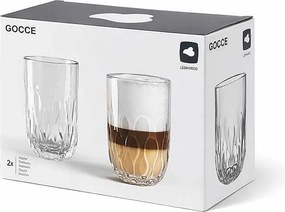 Leonardo sklenice na latte Gocce3 390 ml 2 ks