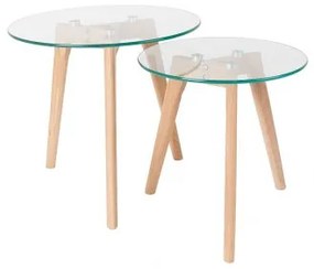 SIDE TABLE BROR SET OF 2 White Label Living 2300070