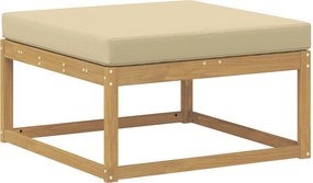 Venkovní pohovková souprava 7 ks Bílá a béžová 3386767