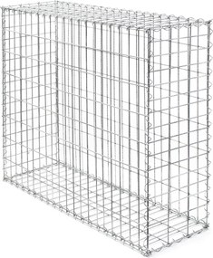 Gabionový koš Wiltec – 100 × 80 × 30 cm (61071)