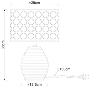 GLOBO MIRAUEA 21616 Stolní lampa