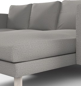 Potah na pohovku IKEA Norsborg 3-místná se šezlongem barva šedá látka pletený vzor