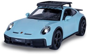 Jamara porsche 911 dakar s manuálním otevíráním dveří 1:14 světle modré 2,4 ghz