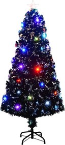 Předem osvětlený vánoční stromek se stojanem a LED 150 cm optické vlákno 284301