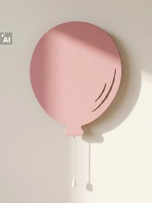 Sinsay - LED nástěnné svítidlo ve tvaru balónu - pastelová růžová