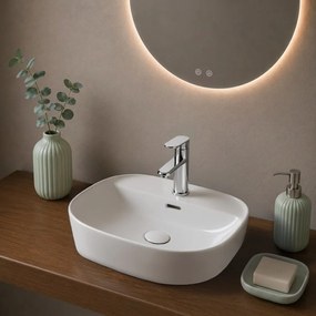Mereo, Mereo Umyvadlo na desku s přepadem, Lota, 500x380x150 mm, oválné, keramické, MER-UC503815