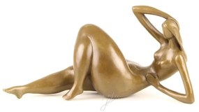 Modernistická bronzová socha Nahá žena MODERN ART 3