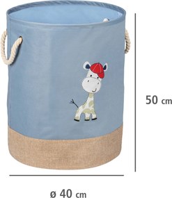Pytel na hračky se šňůrovými držáky, 63 l, WENKO, modrý